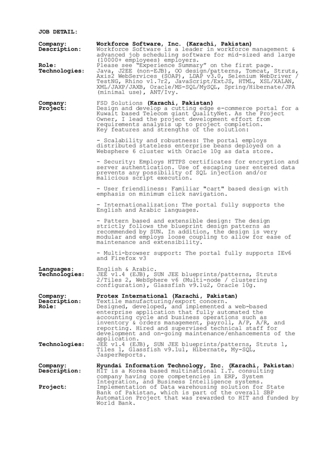 Jawad's Resume | DOCX