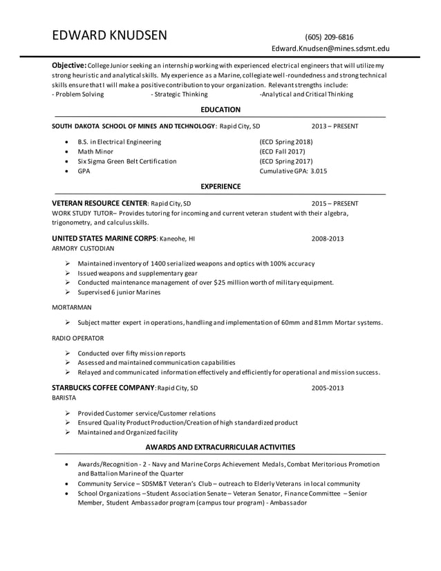 Ed Knudsen Resume | PDF