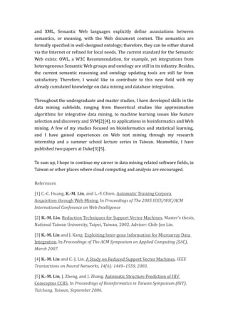 Research Statement | PDF | Databases | Computer Software and Applications