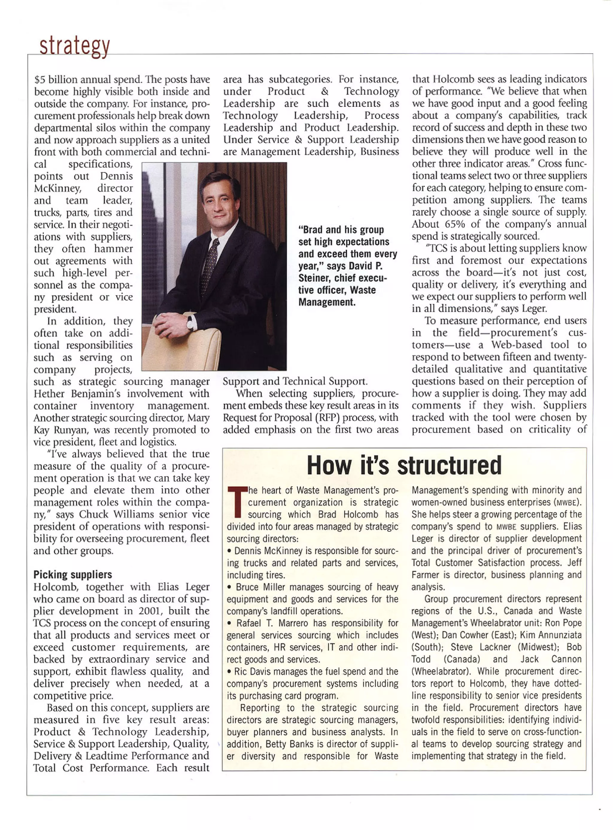 Purchasing Magazine Cover Story | PDF