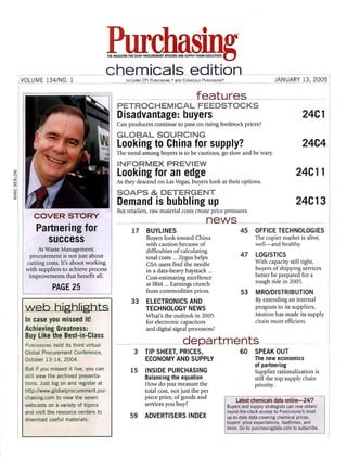 Purchasing Magazine Cover Story | PDF