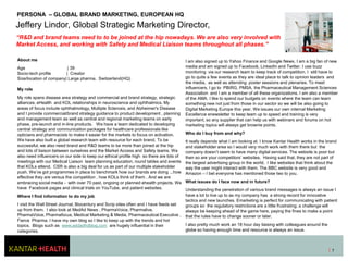 Kantar Health Personas and journeys | PDF