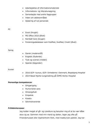 CV- Catja Bigum Højmark 2 2016 - Kopi | PDF