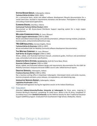 Troy Riser CV | PDF