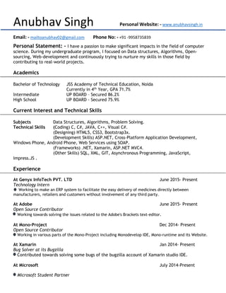 my cv | PDF