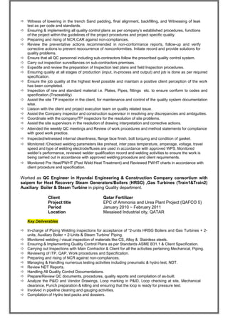 QC WELDING INSPECTOR | PDF