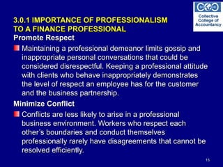 Importance of Professionalism | PPT
