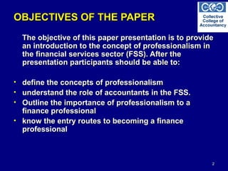 Importance of Professionalism | PPT