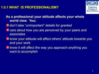 Importance of Professionalism | PPT