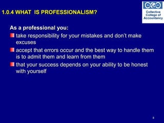 Importance of Professionalism | PPT