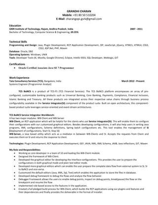 Charan Grandhi_Resume | PDF | Web Development | Internet