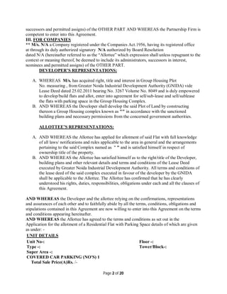 Amrapali Complaints -- Fba | PDF | Developmental Sites | Real Estate