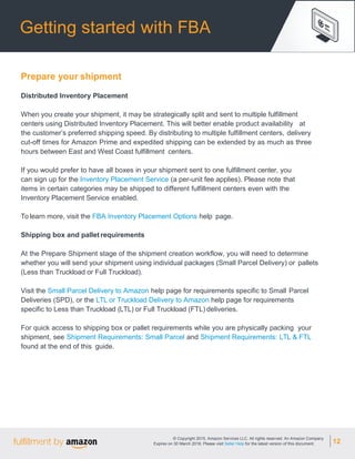 FBA Amazon quick start guideline | PDF