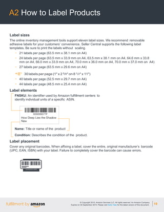 FBA Amazon quick start guideline | PDF