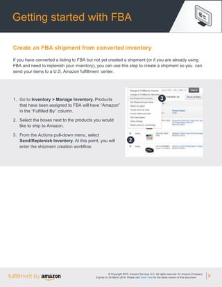 FBA Amazon quick start guideline | PDF