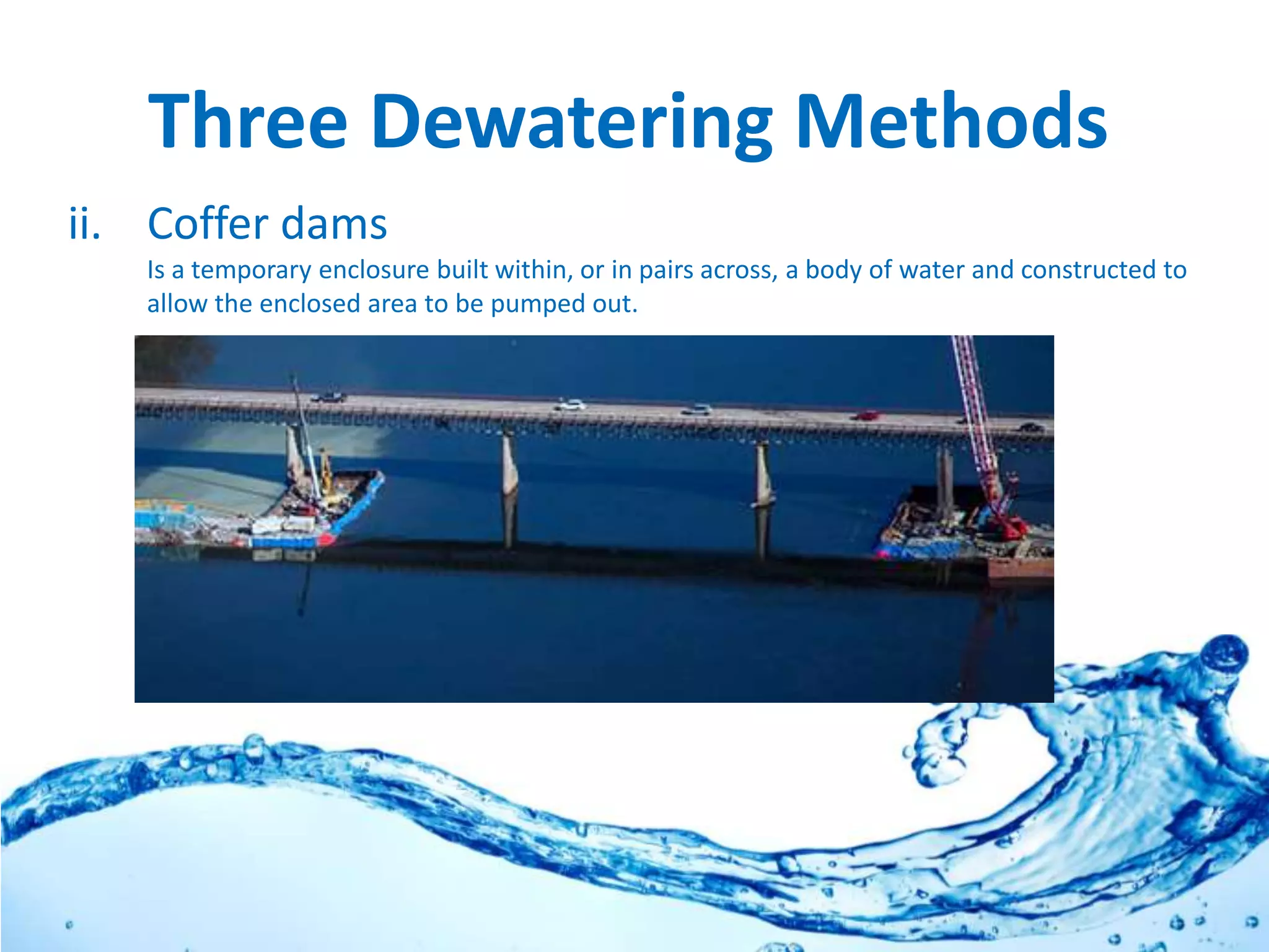 Civil Engineering-Dewatering | PPTX