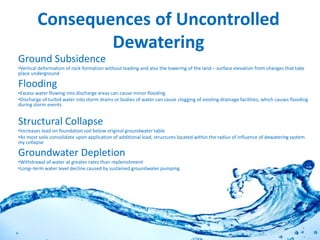 Civil Engineering-Dewatering | PPTX
