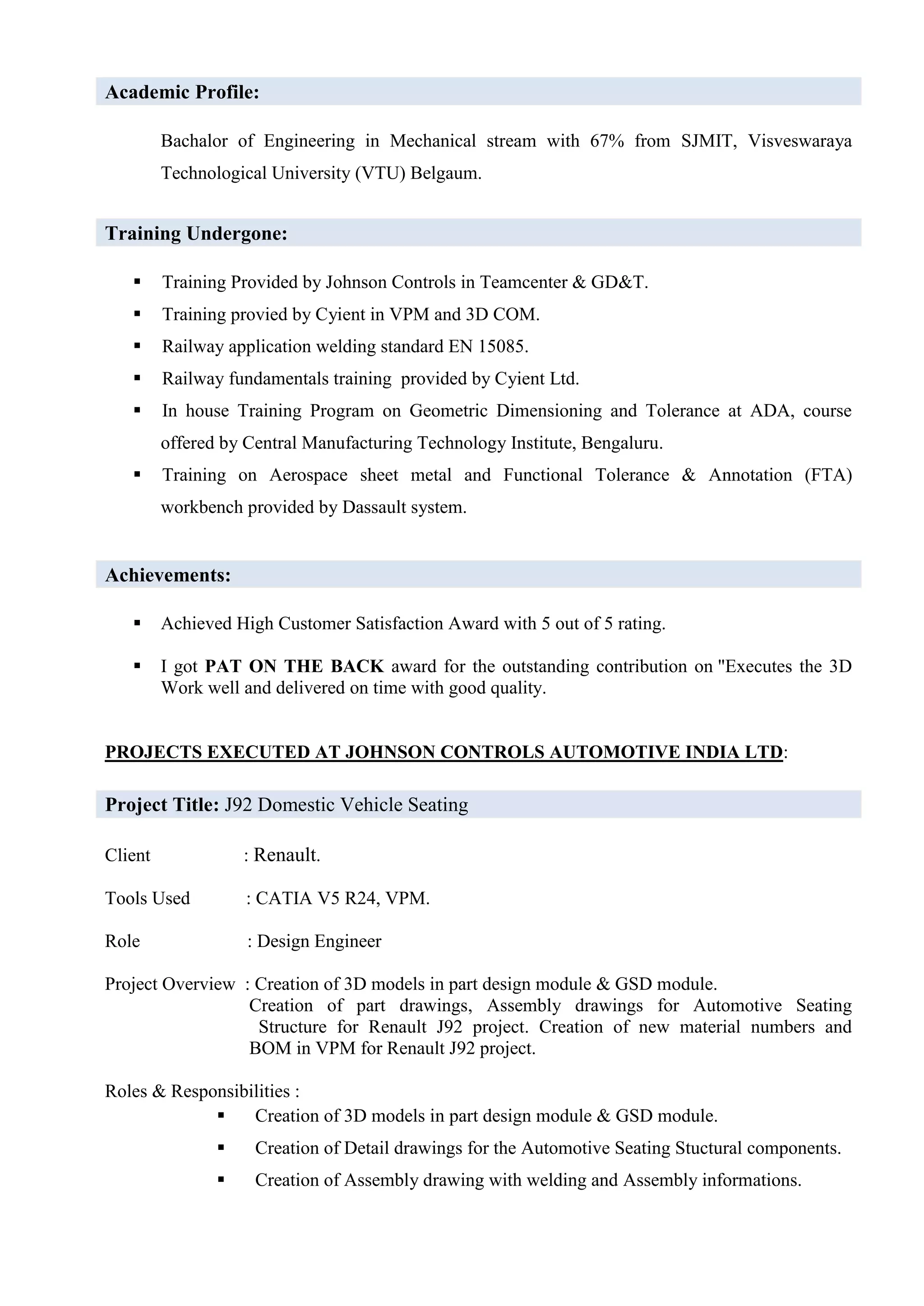 Resume_Design Engineer with 4.8 Years of Exp. | PDF