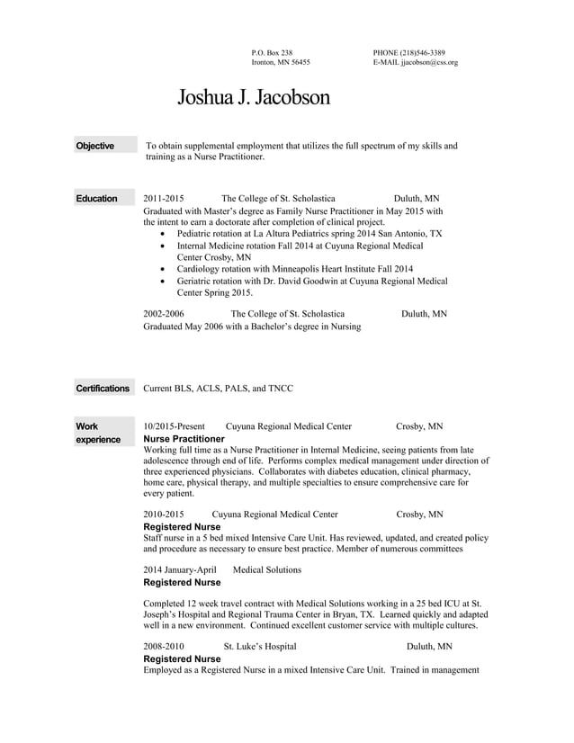 Joshua James Resume | PDF