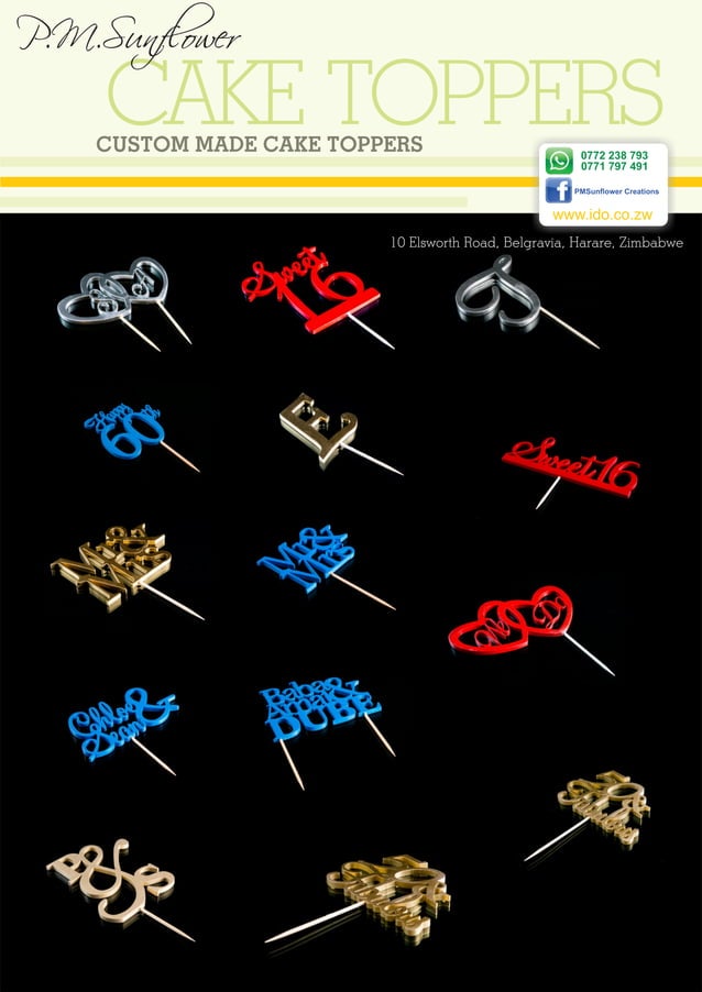 cake topper brochure | PDF