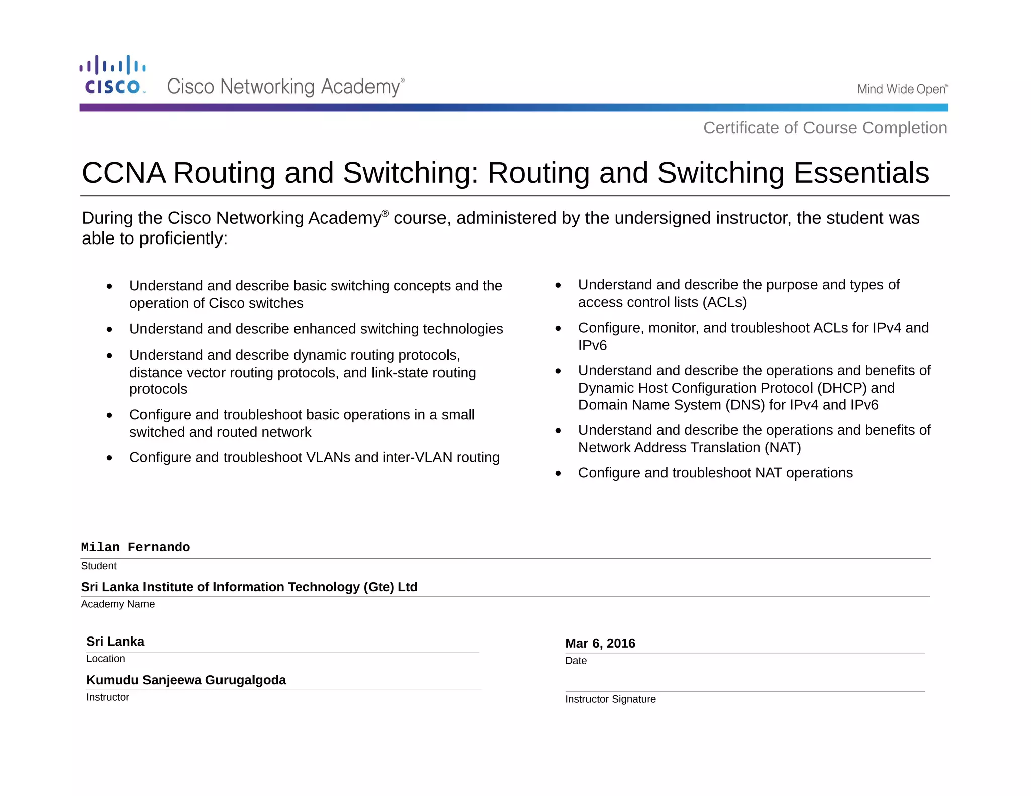 CCNA Routing and Switching Routing and Switching Essentials | PDF