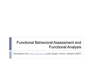 Fba and fa powerpoint | PPTX