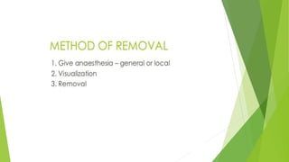 FOREIGN BODY OBSTRUCTION | PPTX