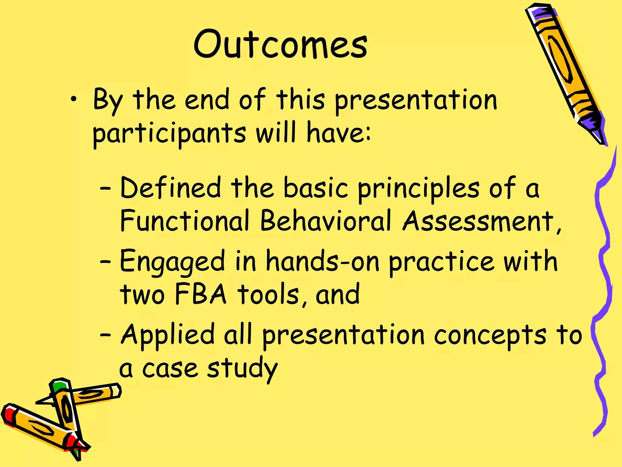 Fba Powerpoint For Inservice Sst | PPT