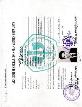 Ijazah Diploma III_YLT | PDF