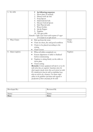 F&b bqt 14_002 how to set a table for a western set meal | DOC
