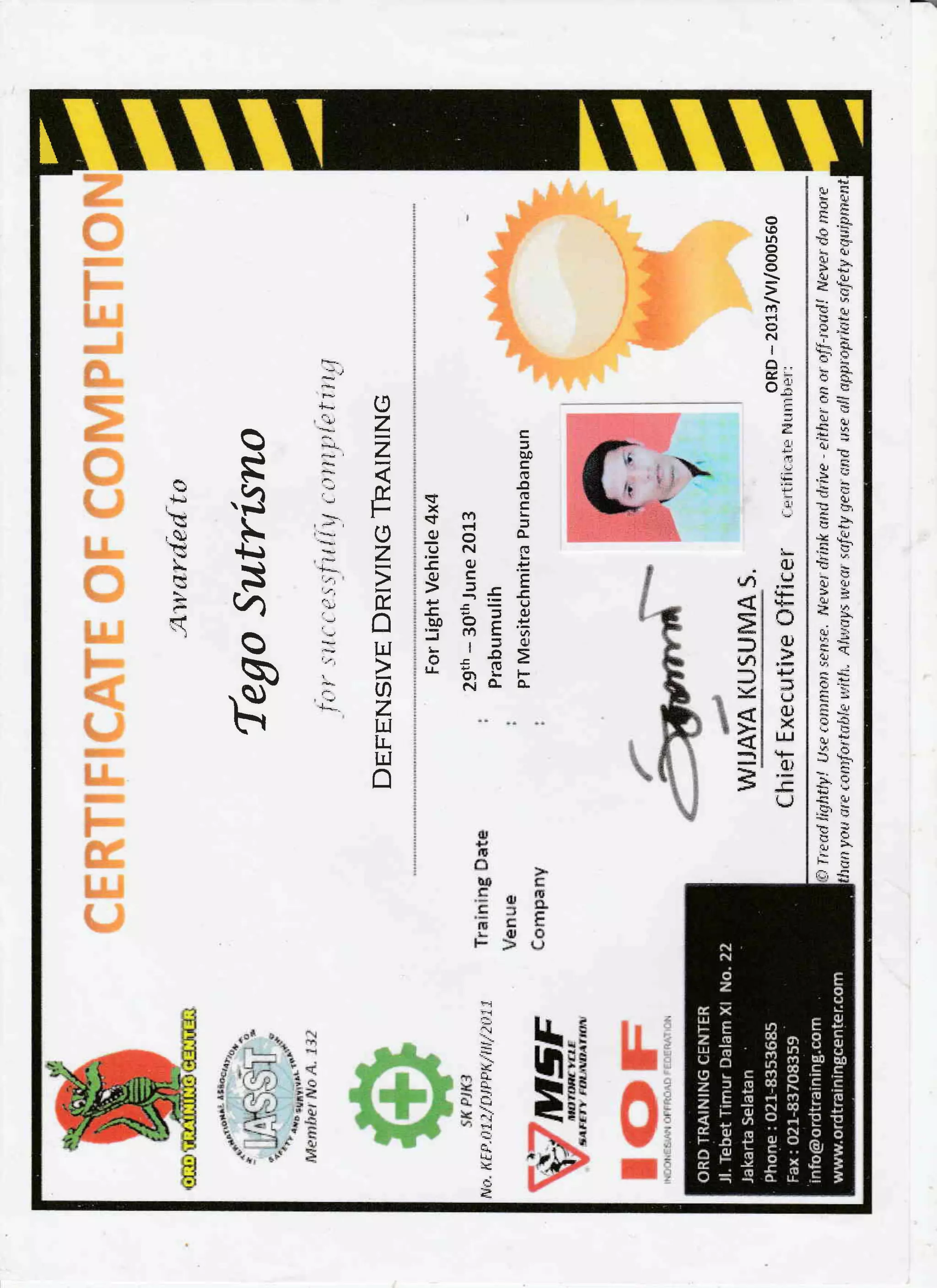 3. certificate pt. mmp | PDF
