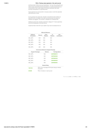 Fbcj posting down payments in the cash journal | PDF
