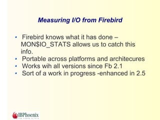 Measuring Firebird Disk I/O | PDF