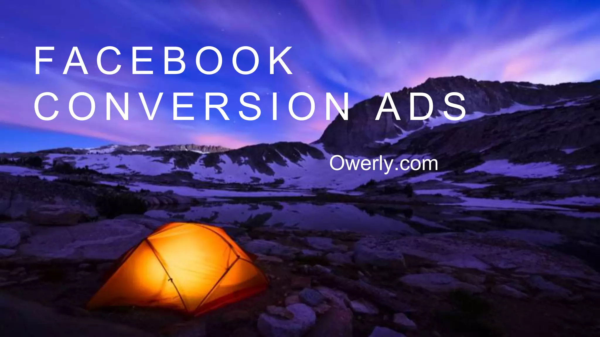 Facebook Conversion Ads | PPTX