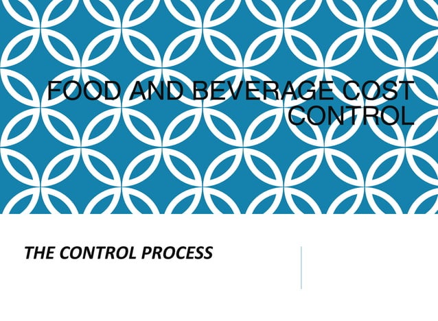 food and bverage cost controls | PPT