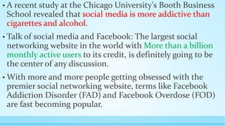Facebook addiction | PPTX
