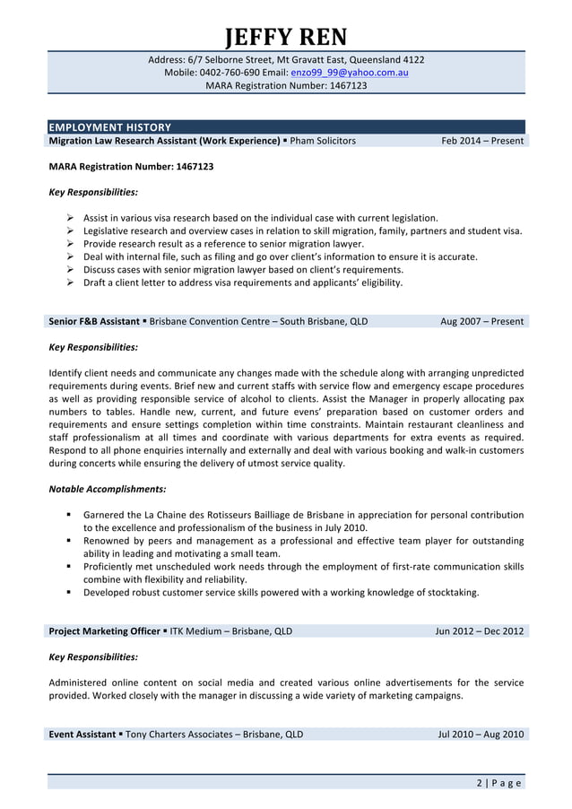 Jeffy Ren Resume | PDF