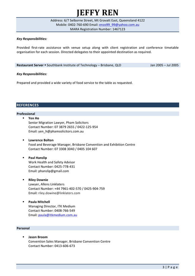 Jeffy Ren Resume | PDF