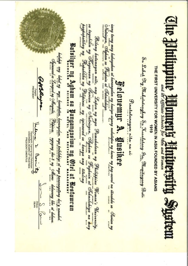 University Certificate