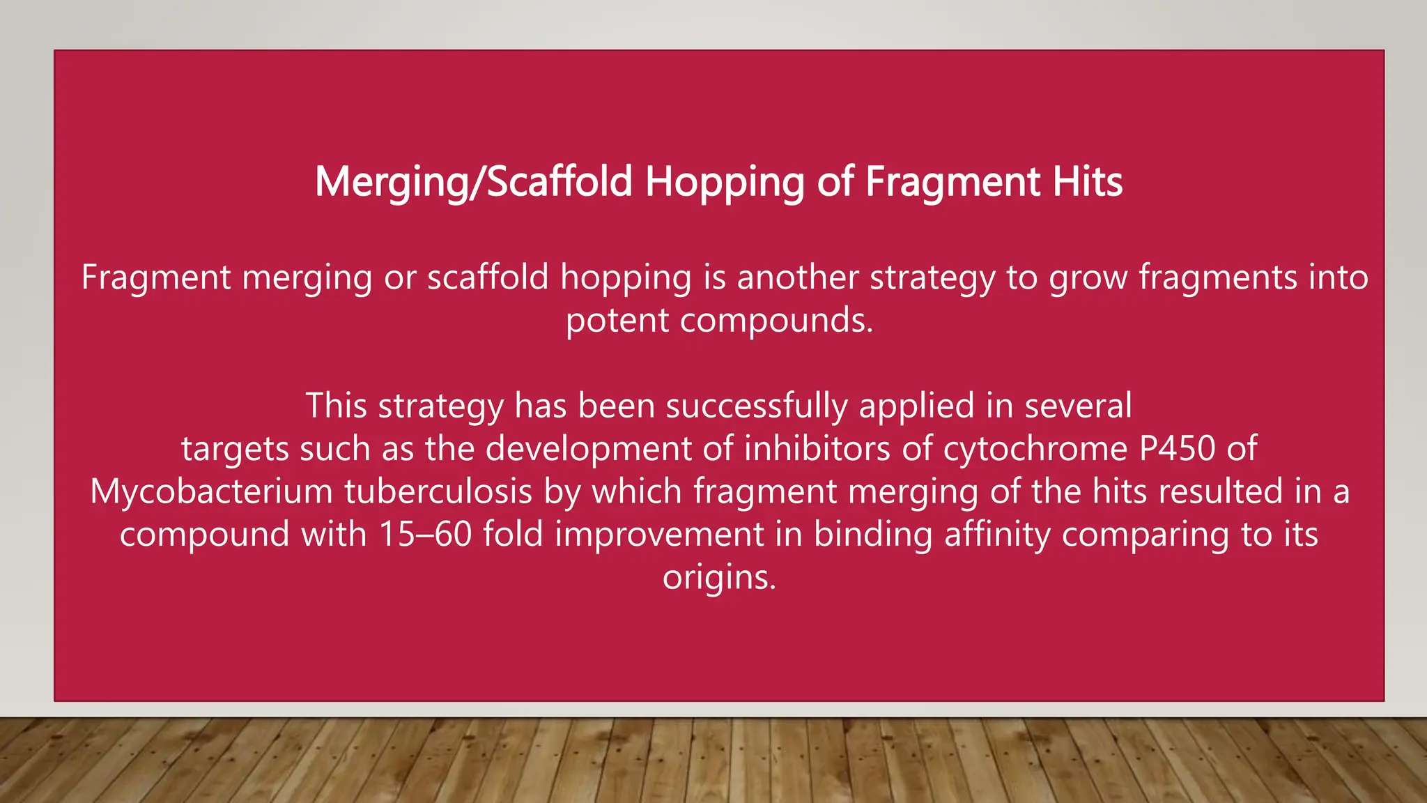 Computer aided drug design Fragment Based Drug Design/ Medicinal ...