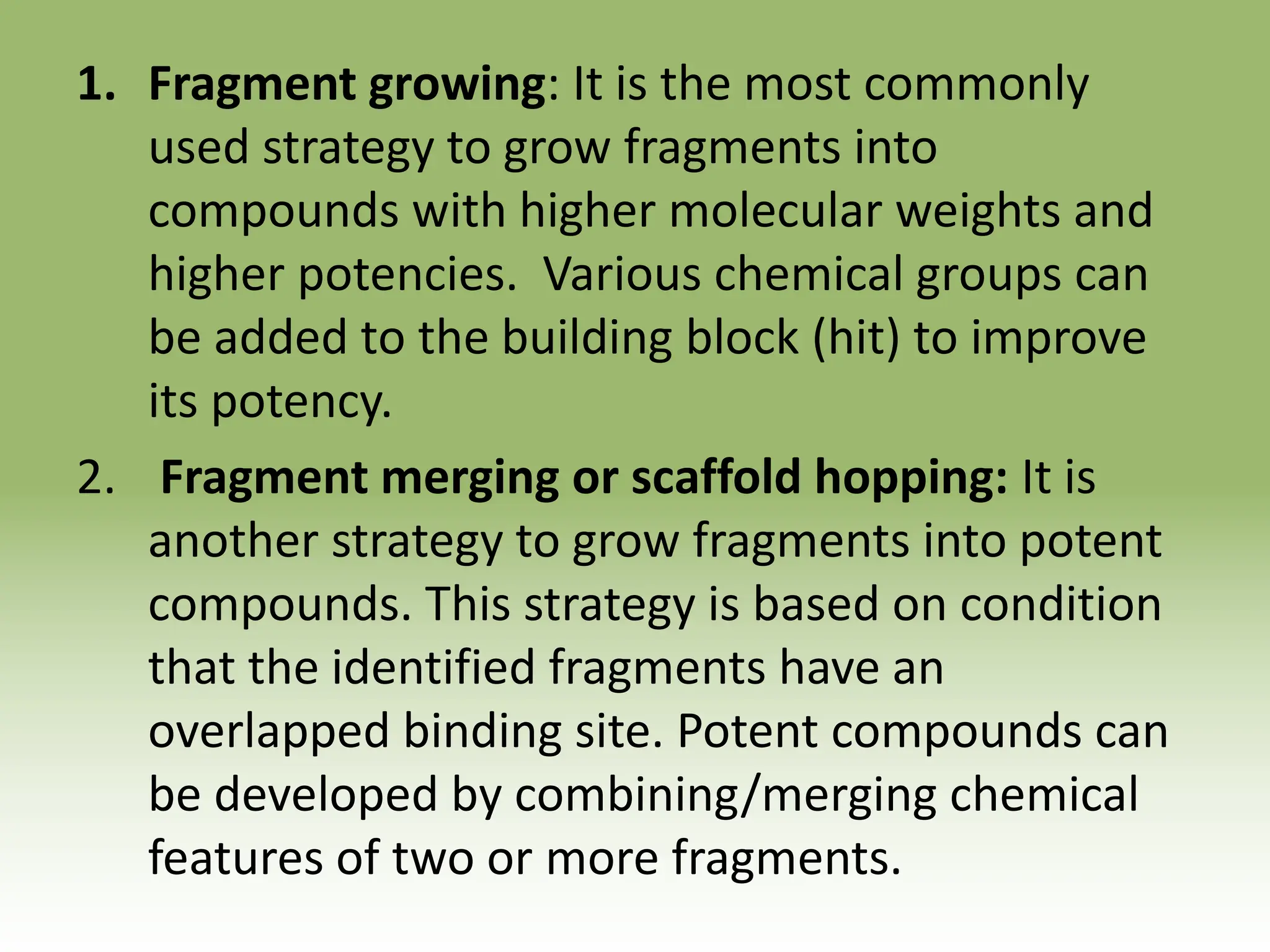 Fragment based drug design: A method for drug discovery and design | PPTX