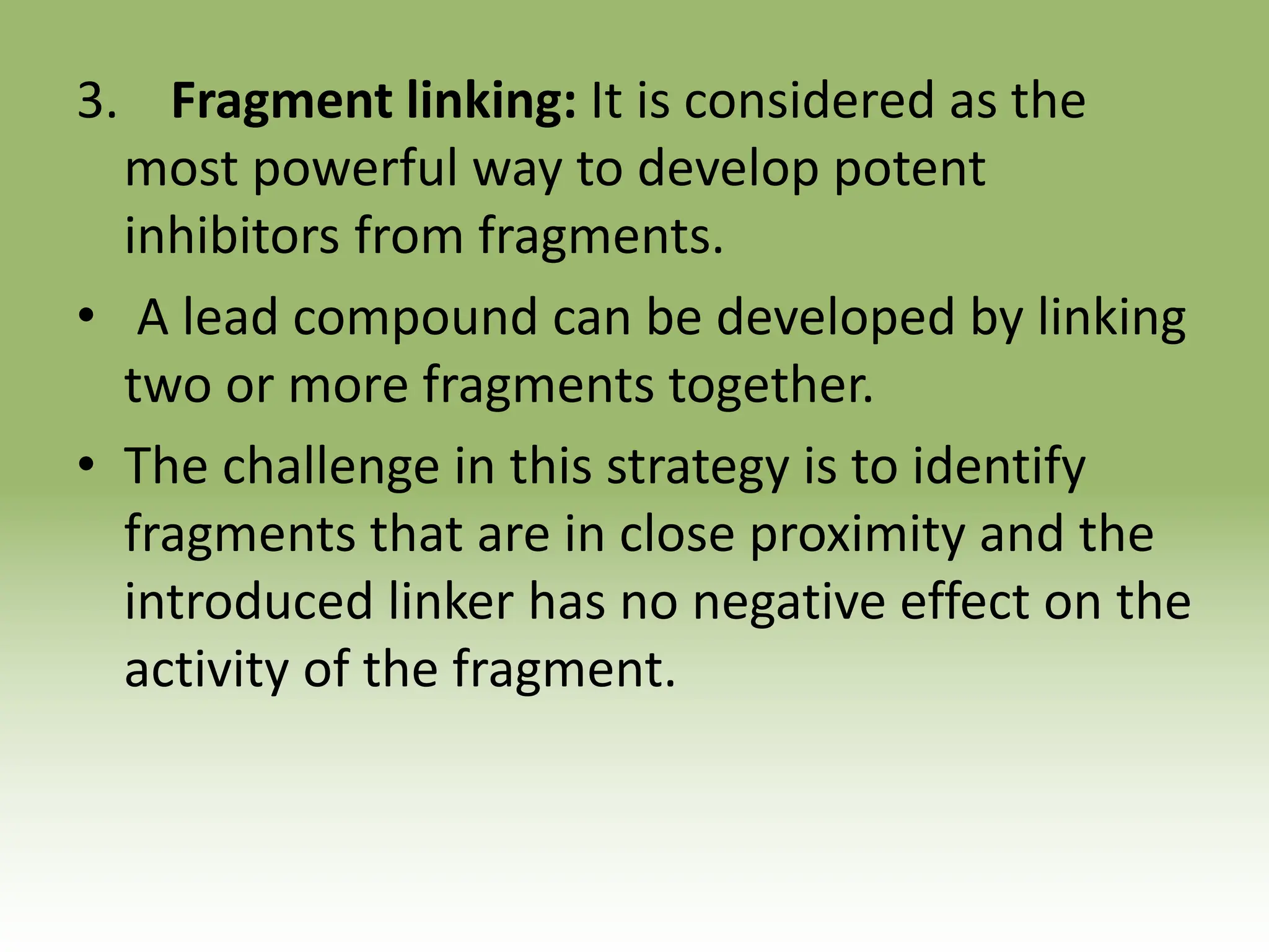 Fragment based drug design: A method for drug discovery and design | PPTX