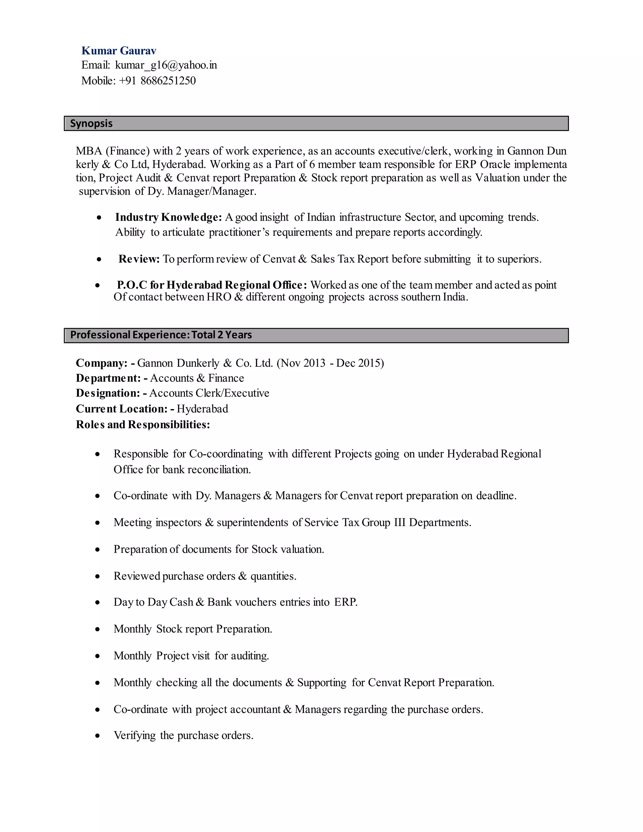 Kumar Gaurav_CV (1) | DOCX