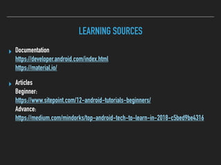 A Journey of Android Engineer in Start-up Culture | PPT