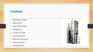 FBD FLUIDIZED BED DRYER | PPTX