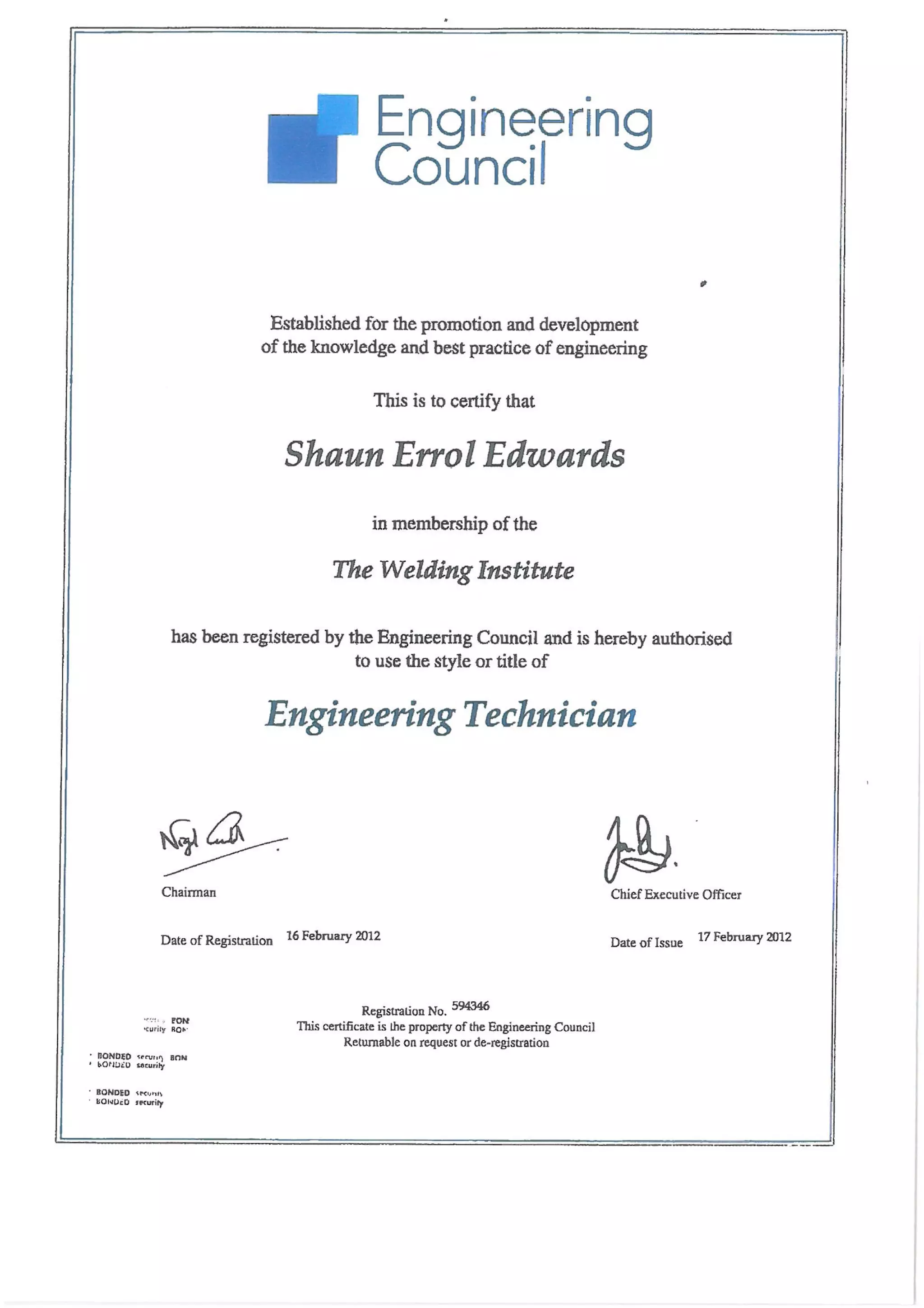 TWI Engineering Council | PDF