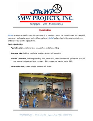 SMWPStatementOfServices | PDF