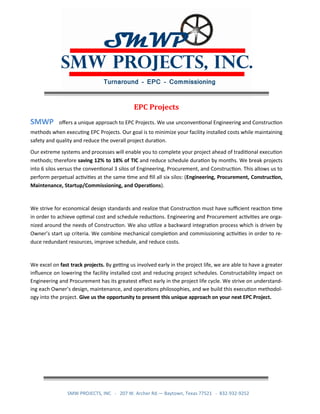 SMWPStatementOfServices | PDF