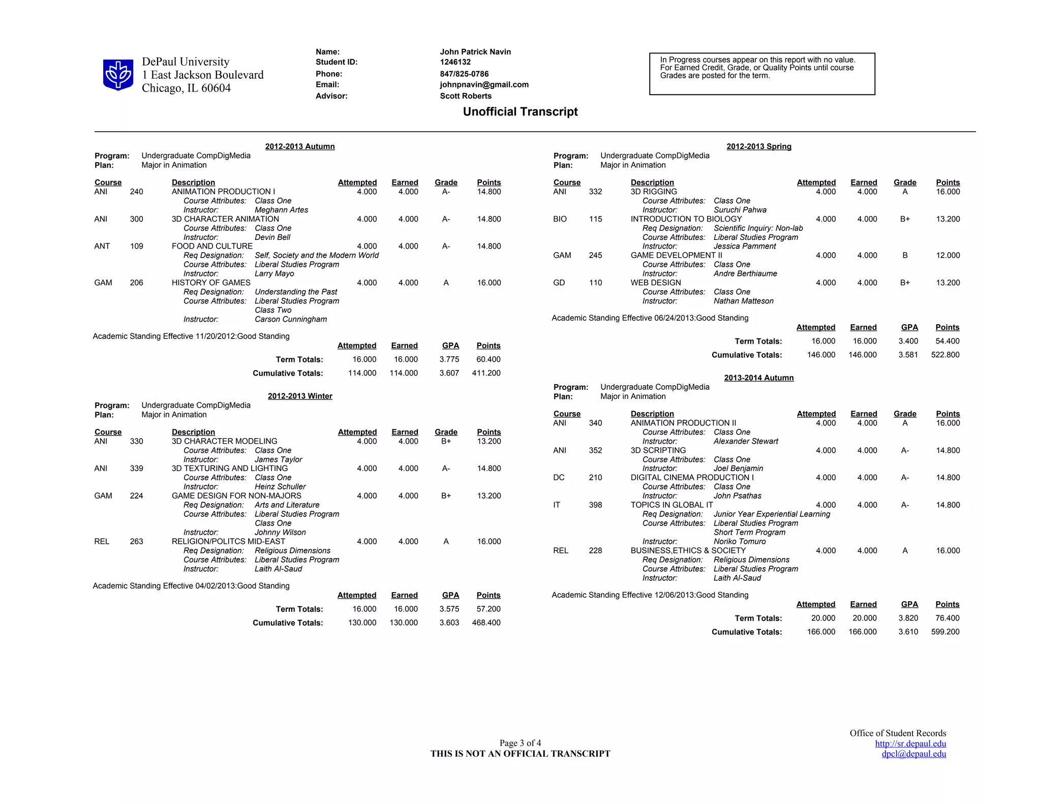 JP Navin Transcript | PDF