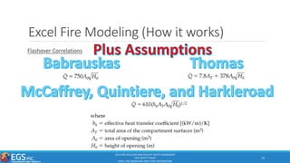 Excel Fire Modeling and CFAST Integration_Handout | PDF